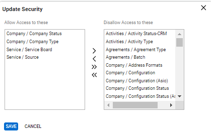 ConnectWise Security Modules guide
